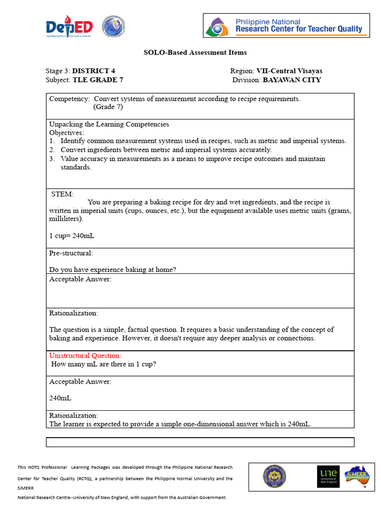 Tle Output Solo Model Stage 3 | PDF | Measurement | Ounce