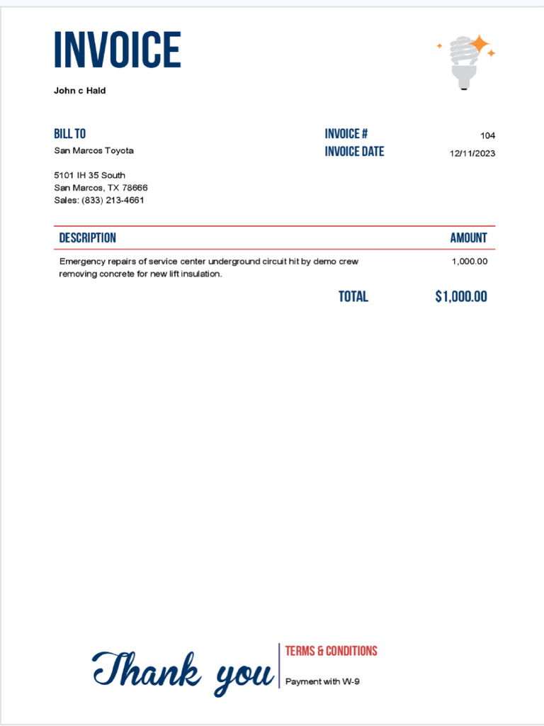 104 - Invoice Home - Jpeg | PDF