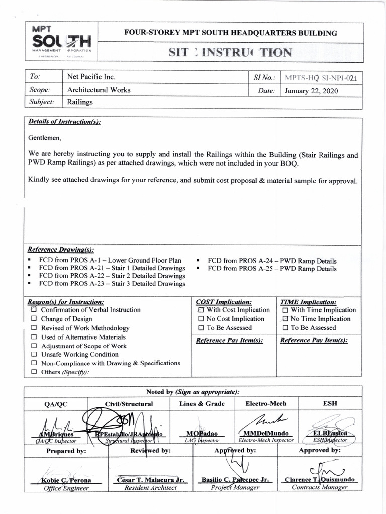 Railing Fabrication | PDF