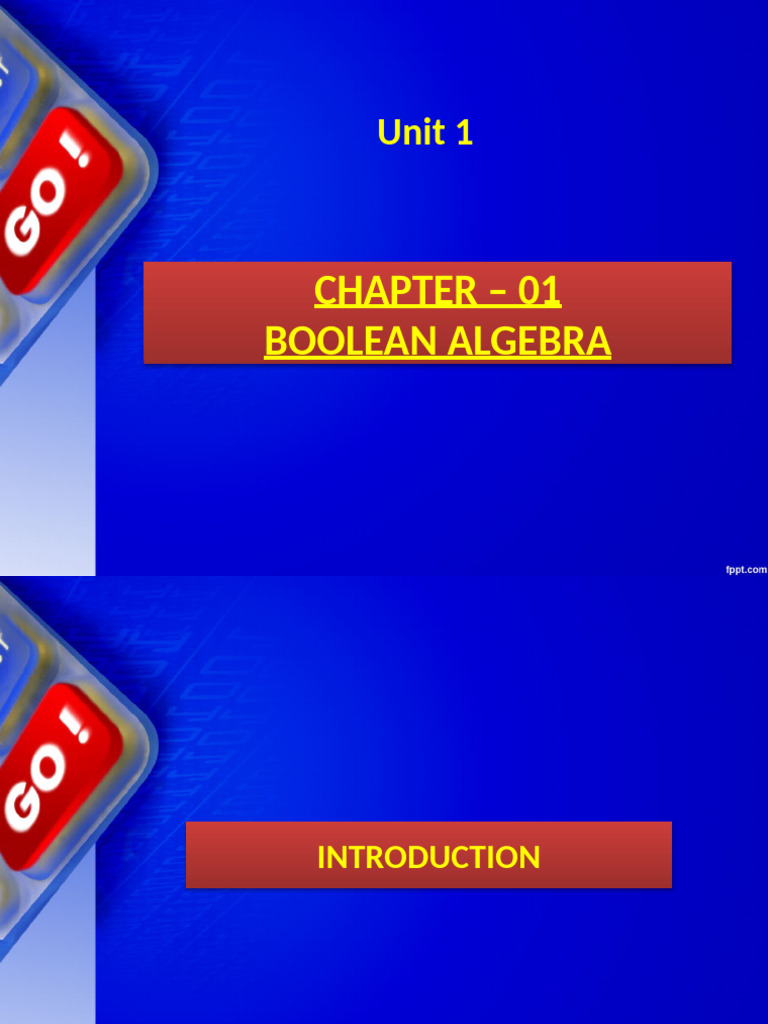 Chapter 1 Boolean Algebra Pdf Boolean Algebra Teaching Mathematics