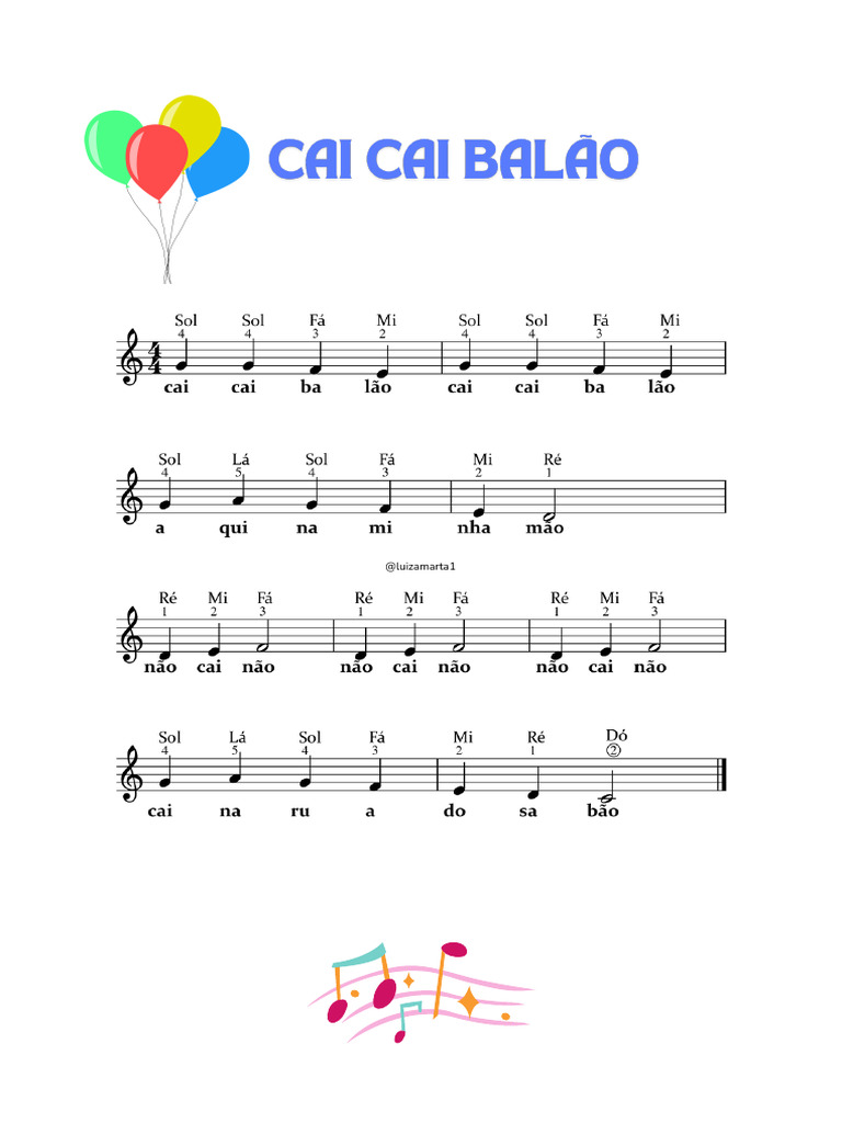 Cai Cai Balão | PDF