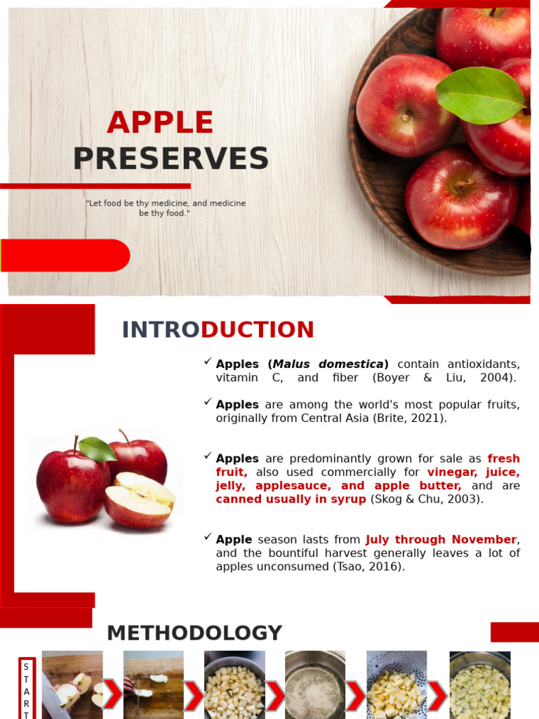 APPLE | PDF | Apple | Food Preservation