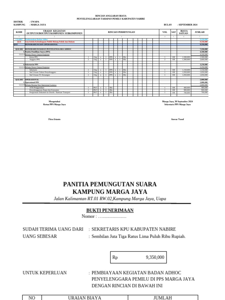 LPJ Bulan SEPTEMBER 2024 | PDF