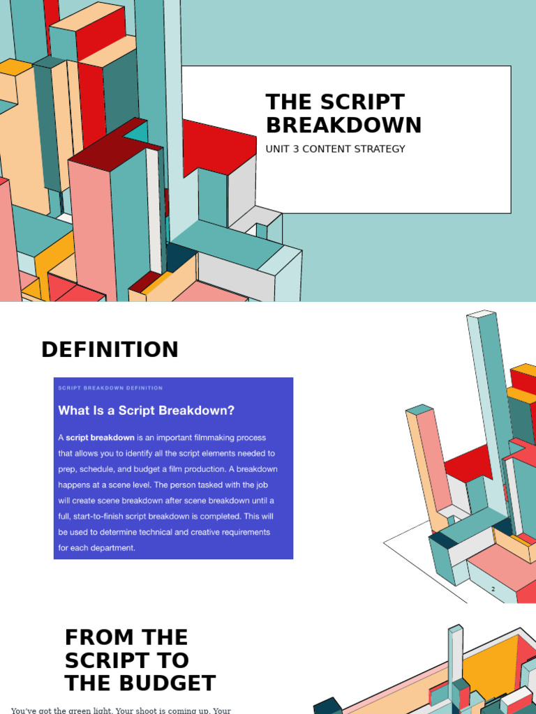 The Script Breakdown | PDF