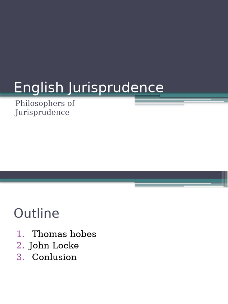 English Jurisprudence | PDF