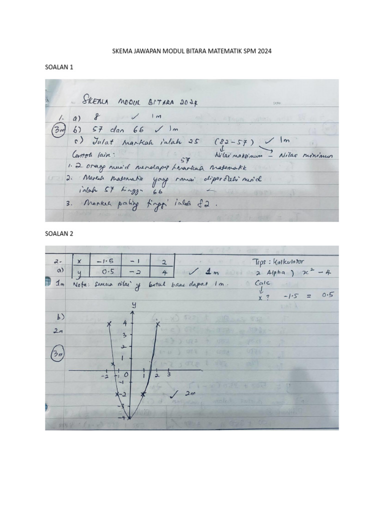 Skema Jawapan Modul Bitara 2024 | PDF