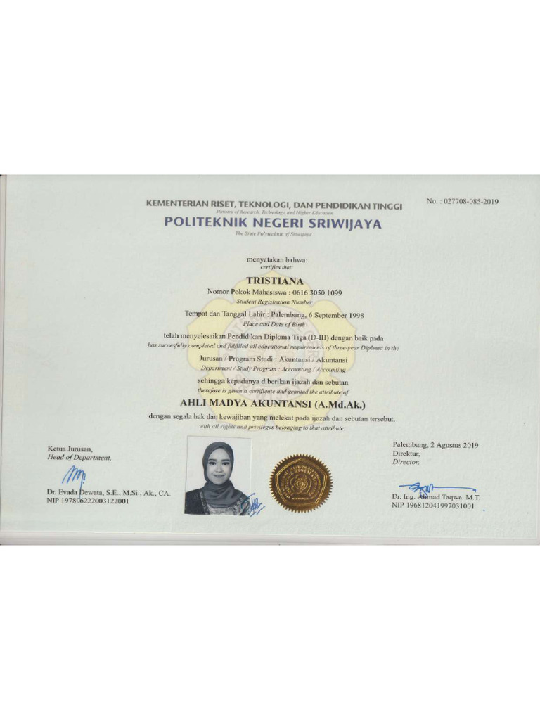 ijazah trs | PDF
