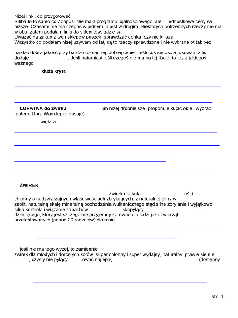 specyfikacja zakupowa 2024 | PDF