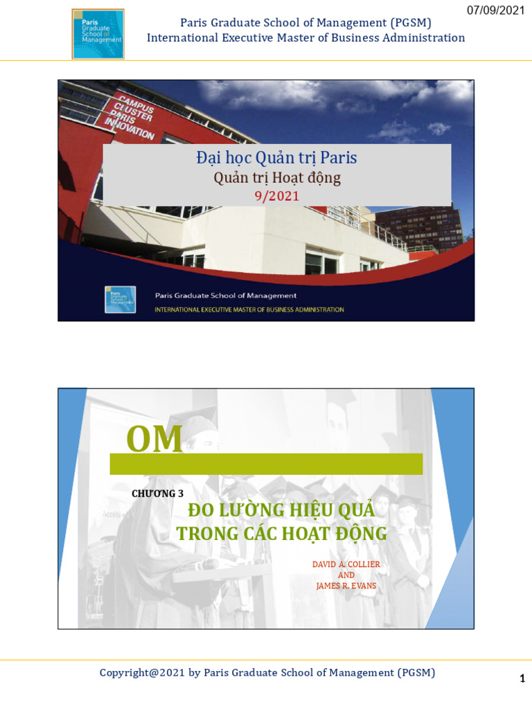 OM Chapter 3 V | PDF