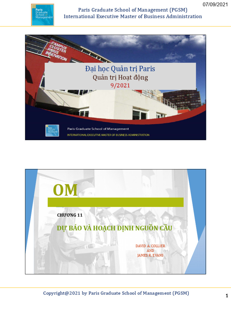 OM Chapter 11 V | PDF