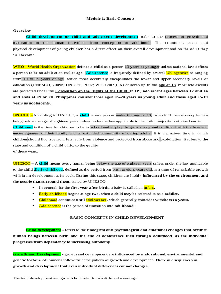 Child Development | PDF | Cognitive Development | Speech