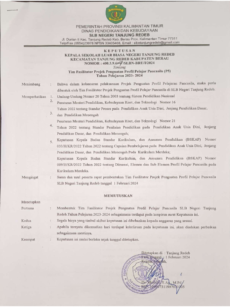SK P5 Pilihanku menentukan masa depan ku | PDF