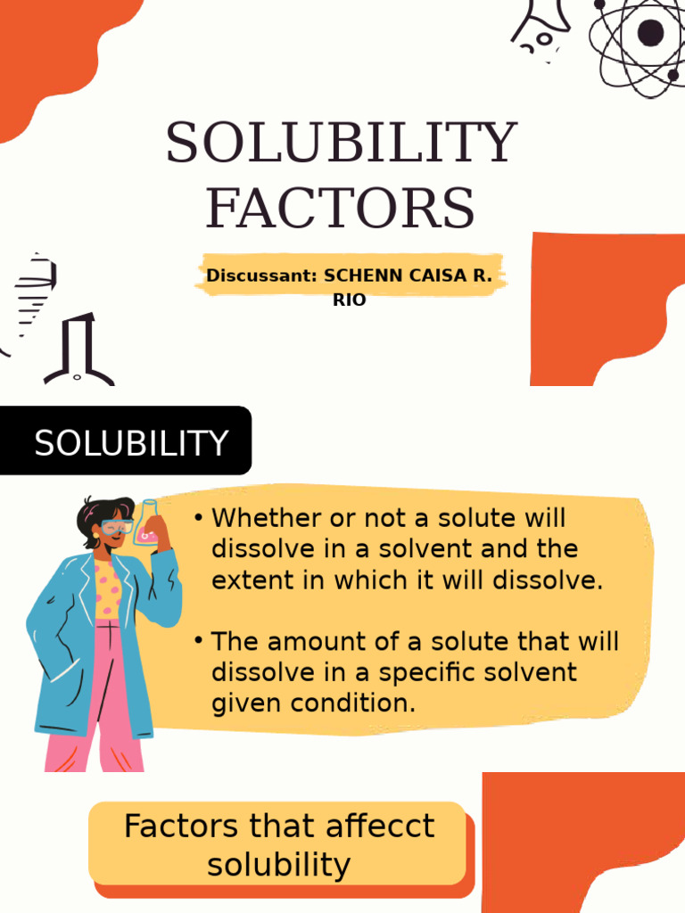 Solubility Factors | PDF | Solubility | Solvation