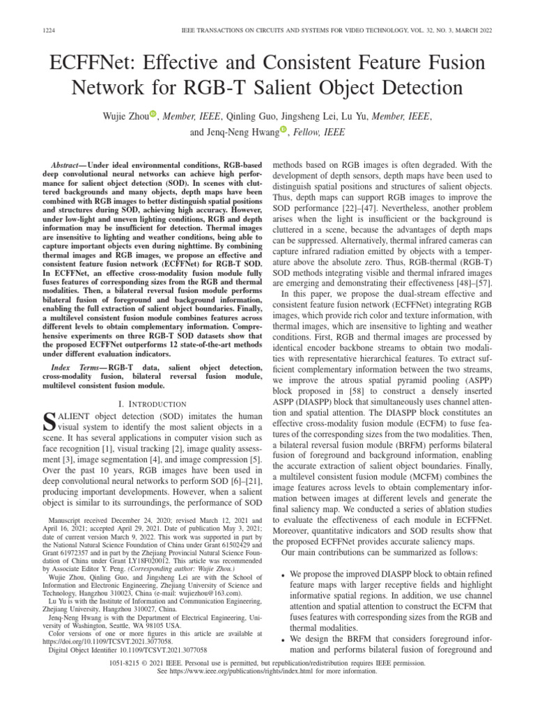 Rgb T Salient Object Detection Pdf Image Segmentation Rgb Color Model