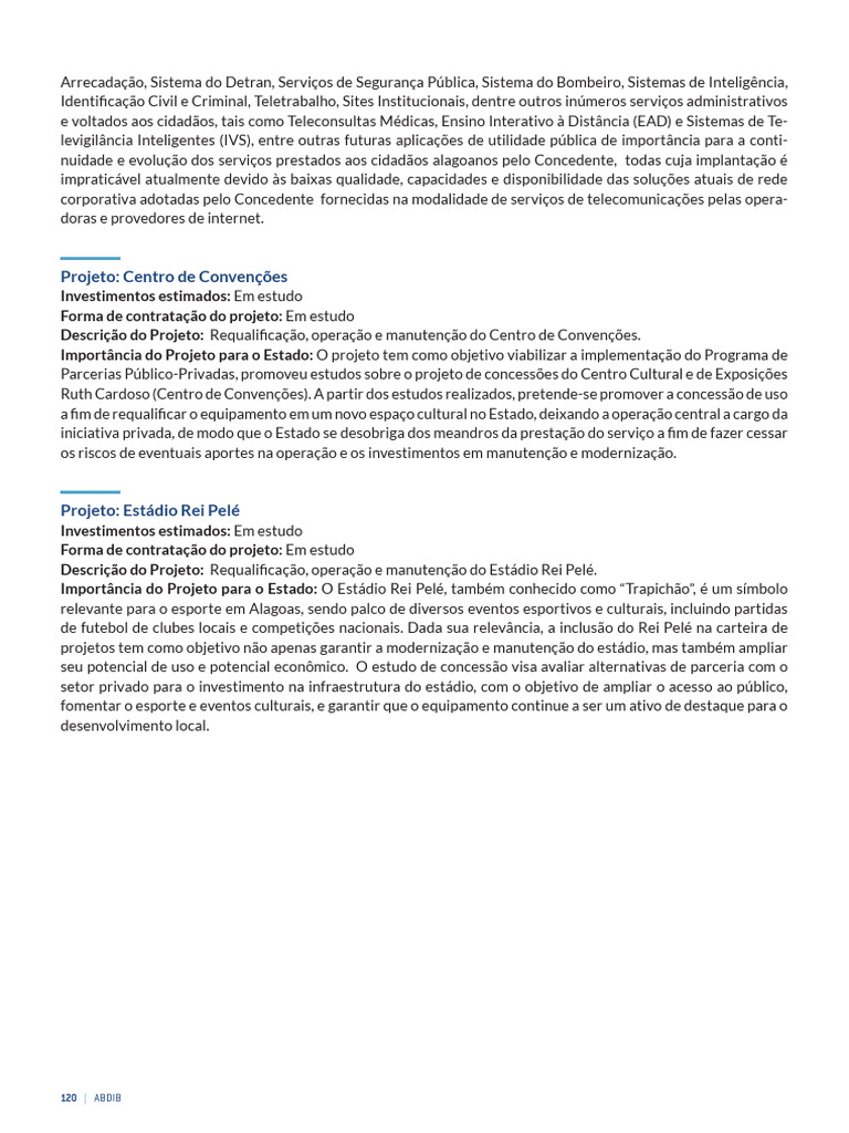 Livro Azul Da Infraestrutura 2024 ABDIB PG A PG 2 | PDF | Parceria público-privada