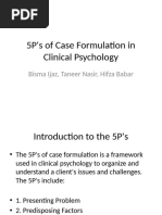 5Ps Formulation Worksheet | PDF