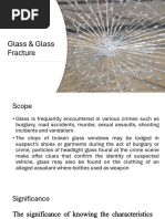 Forensic Glass Fracture Analysis Guide | PDF | Fracture | Impact Crater