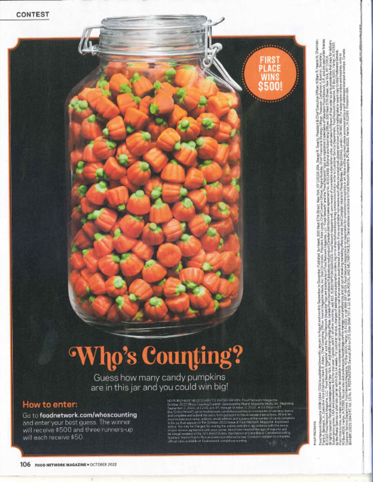 Who Is Counting Contest | PDF