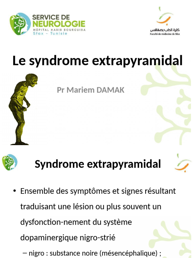 Sd Extrapyramidal | PDF | Maladie de Parkinson | Maladies et troubles