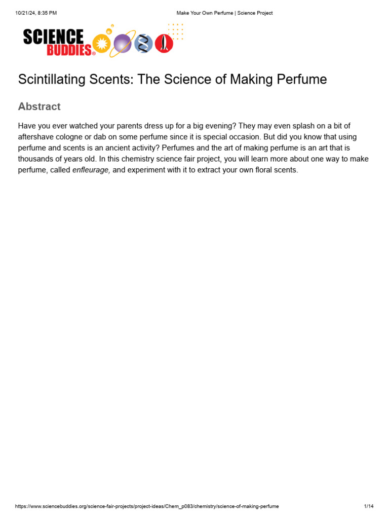 Perfume Making: Enfleurage Technique | PDF | Perfume