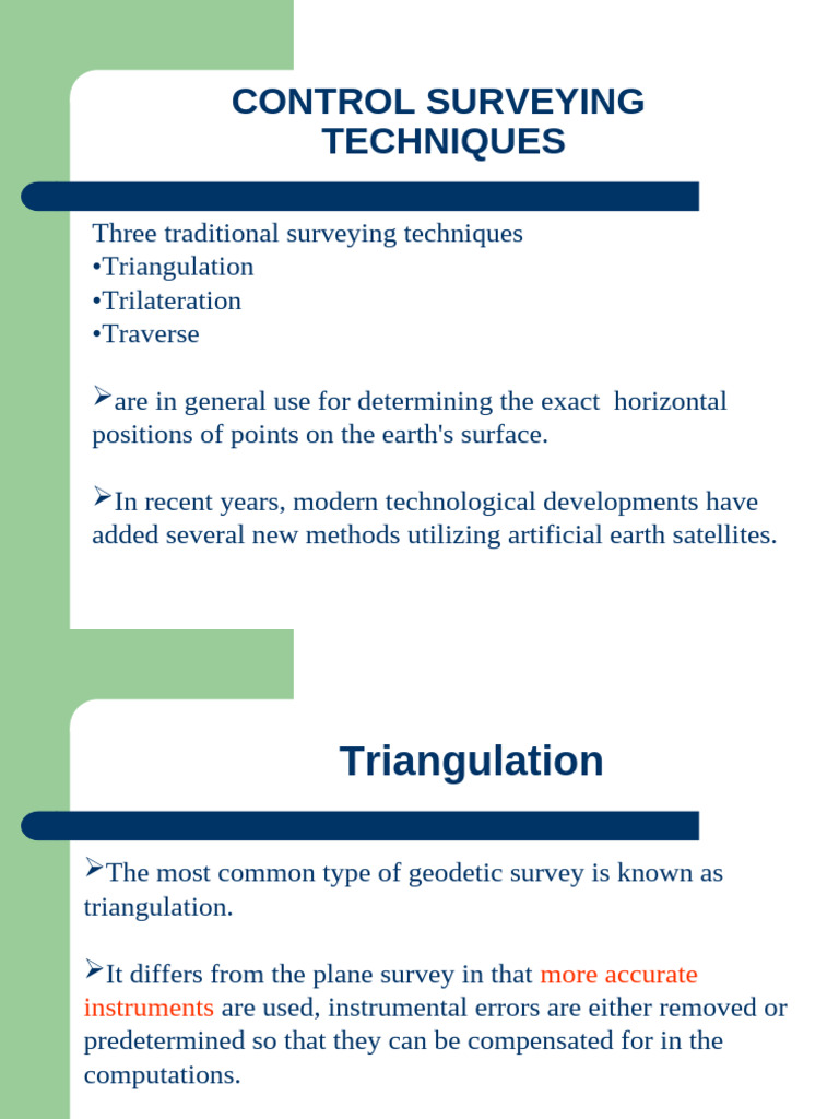 triangulation new | PDF | Surveying | Triangle