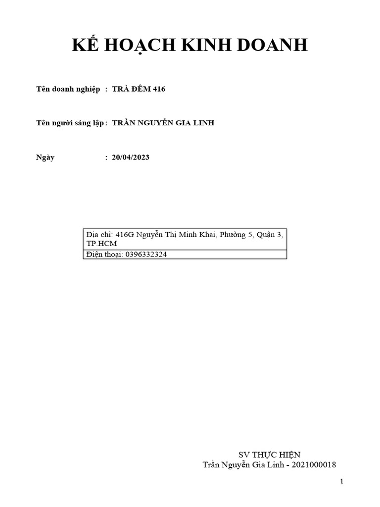 Tran Nguyen Gia Linh KSKD hk1 2023 | PDF