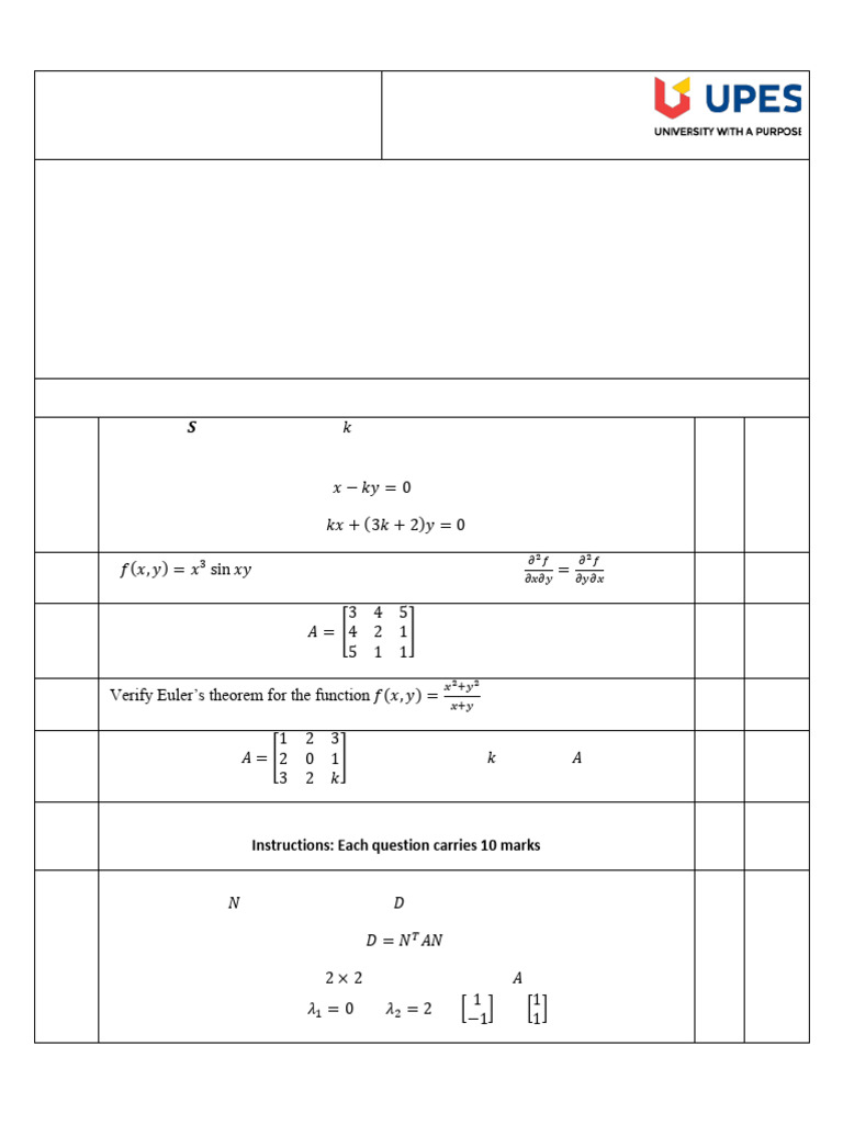 assignment | PDF | Matrix (Mathematics) | Eigenvalues And Eigenvectors assignment | PDF | Matrix (Mathematics) | Eigenvalues And Eigenvectors