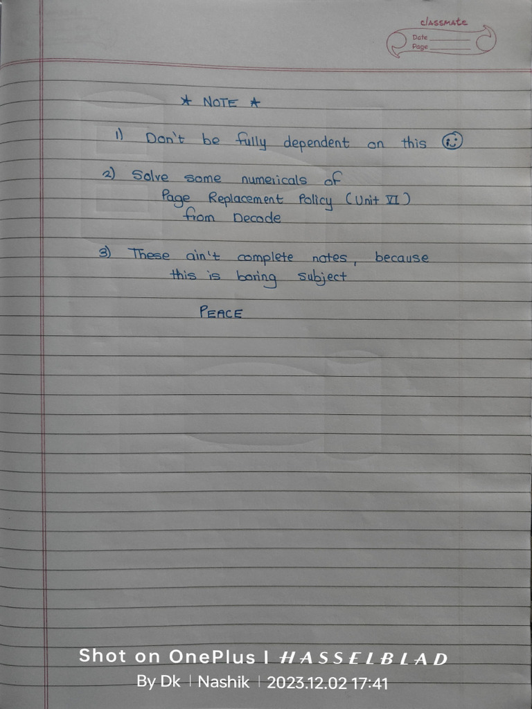 SPOS Endsem Notes by Dk? | PDF