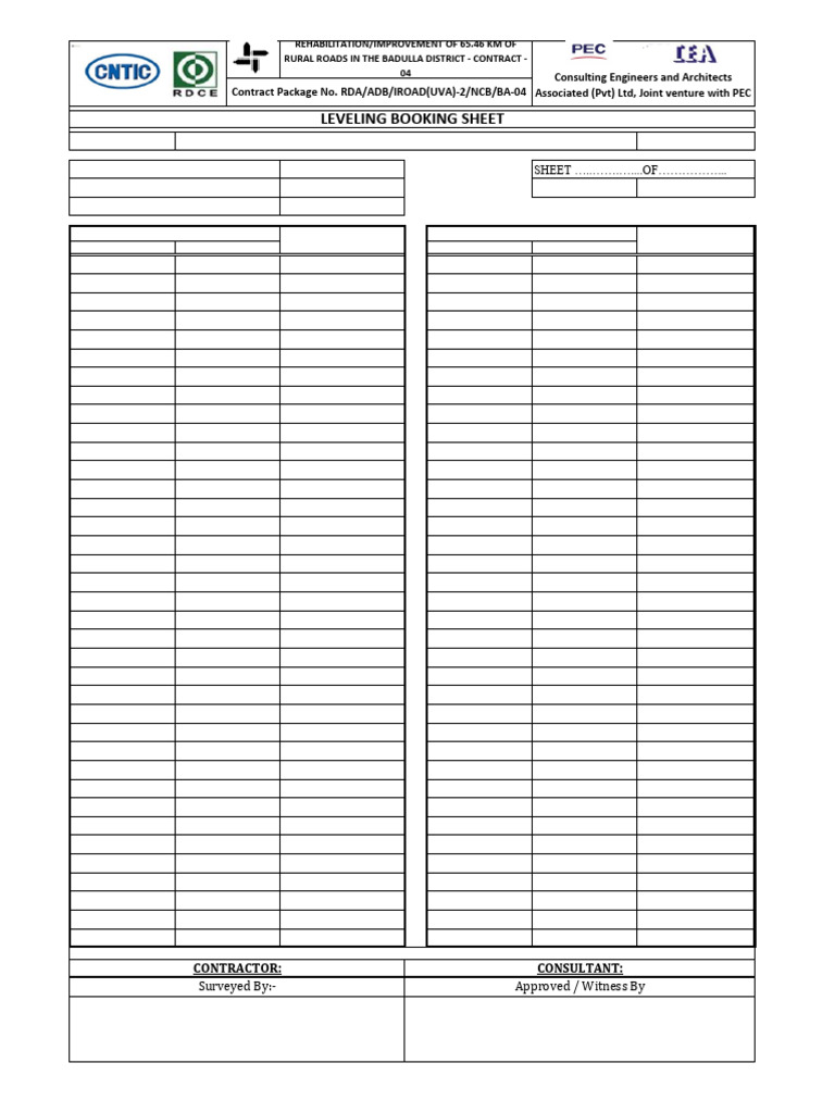 Control Level traverse | PDF