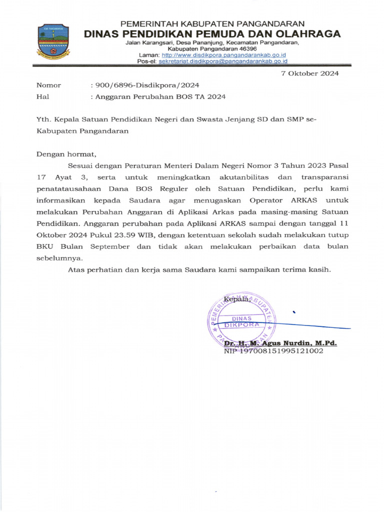 Surat Perubahan | PDF