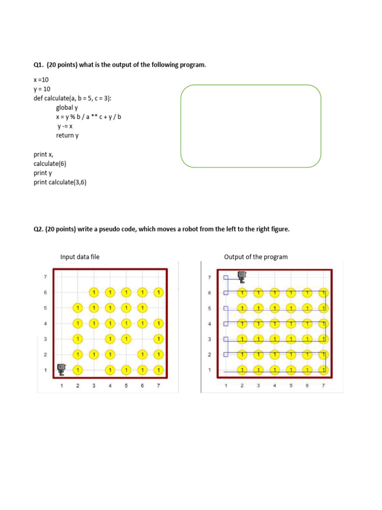 Python Mid Exam Practice Hijra 2011 | PDF