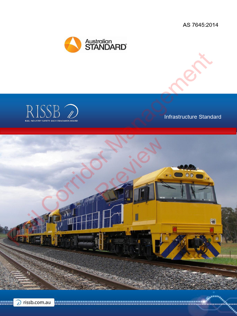 2019 03 AS-7645-2014 Rail-Corridor-Management Preview | PDF | Risk ...