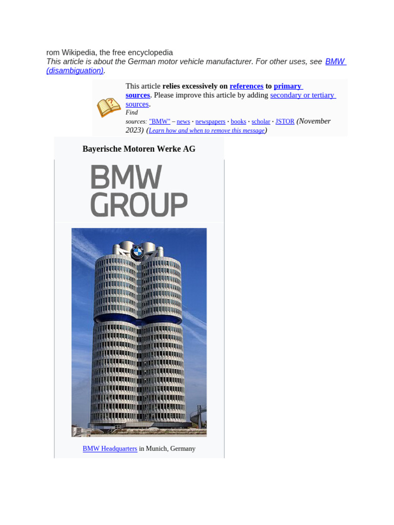 bmw | PDF | Bmw | Luxury Vehicles