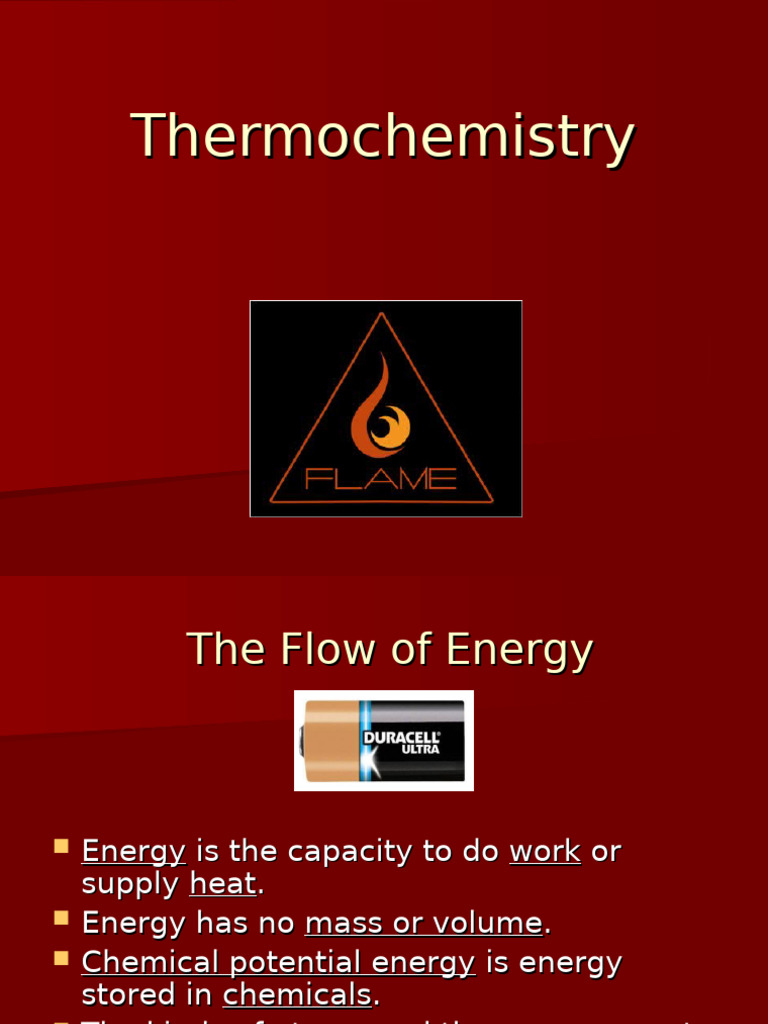 Understanding Thermochemistry Basics | PDF | Calorie | Physical Chemistry
