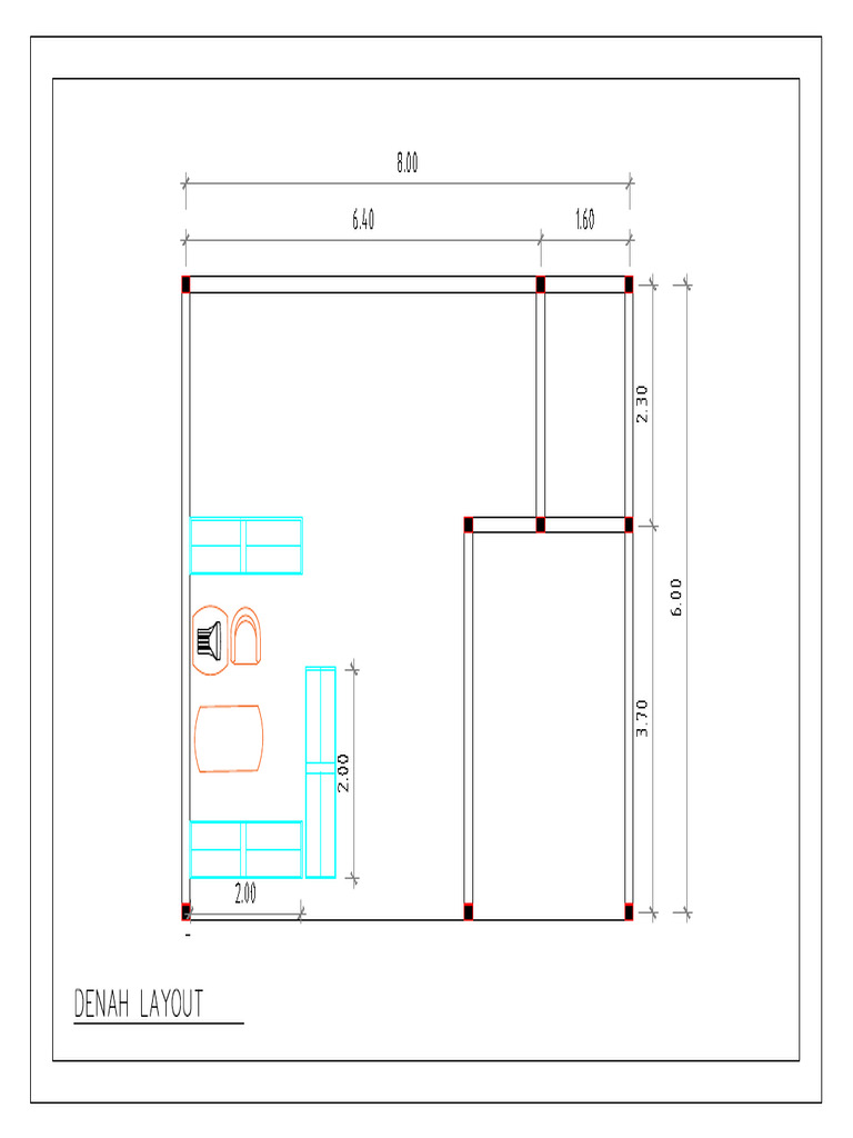 Denah Layout Apotek Dhyaadara | PDF