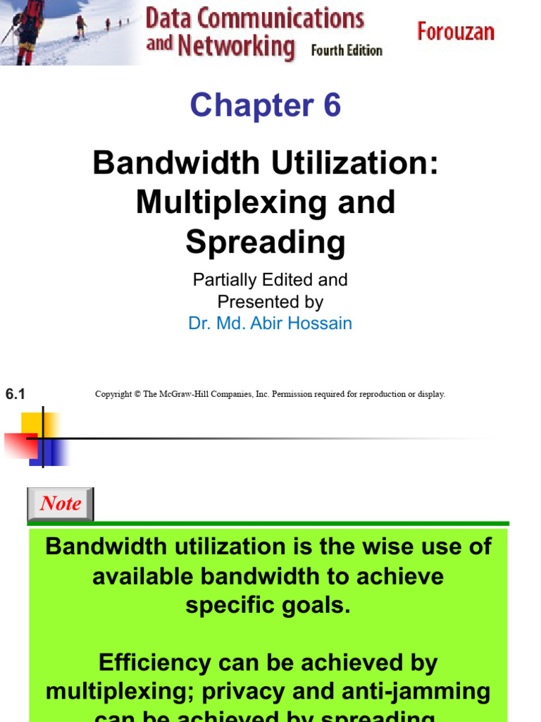 Ch06 Multiplexing Pdf Wavelength Division Multiplexing Multiplexing