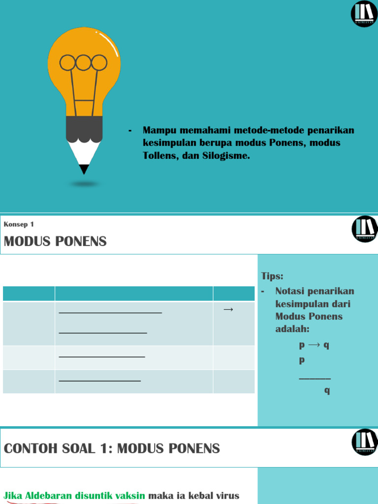 2. Metode Penarikan Kesimpulan | PDF 2. Metode Penarikan Kesimpulan | PDF