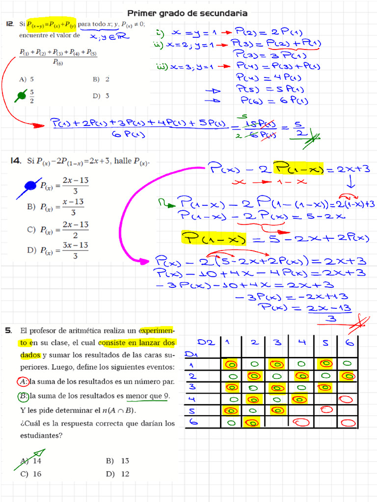 Conamat 1° Sec | PDF