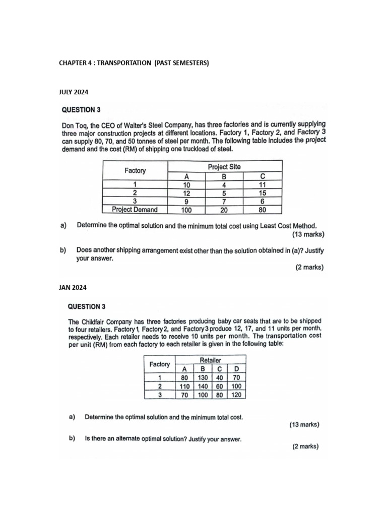 QMT342 TUTORIAL CHAPTER 4 | PDF