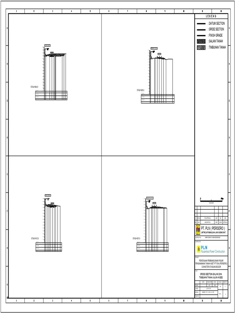Gride Section: Datum Section: STA2+900.0 STA2+925.0 | PDF