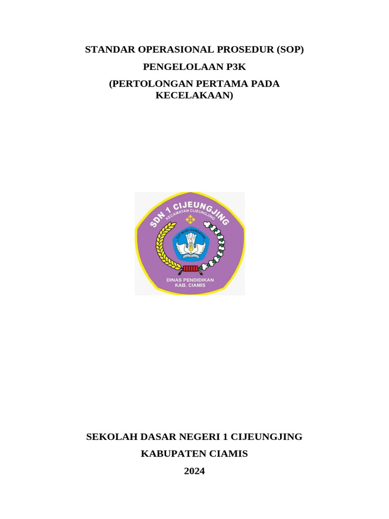768982158-STANDAR-OPERASIONAL-PROSEDUR-SOP-P3K | PDF