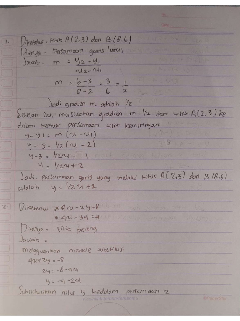 Matematika Diskusi 3 | PDF
