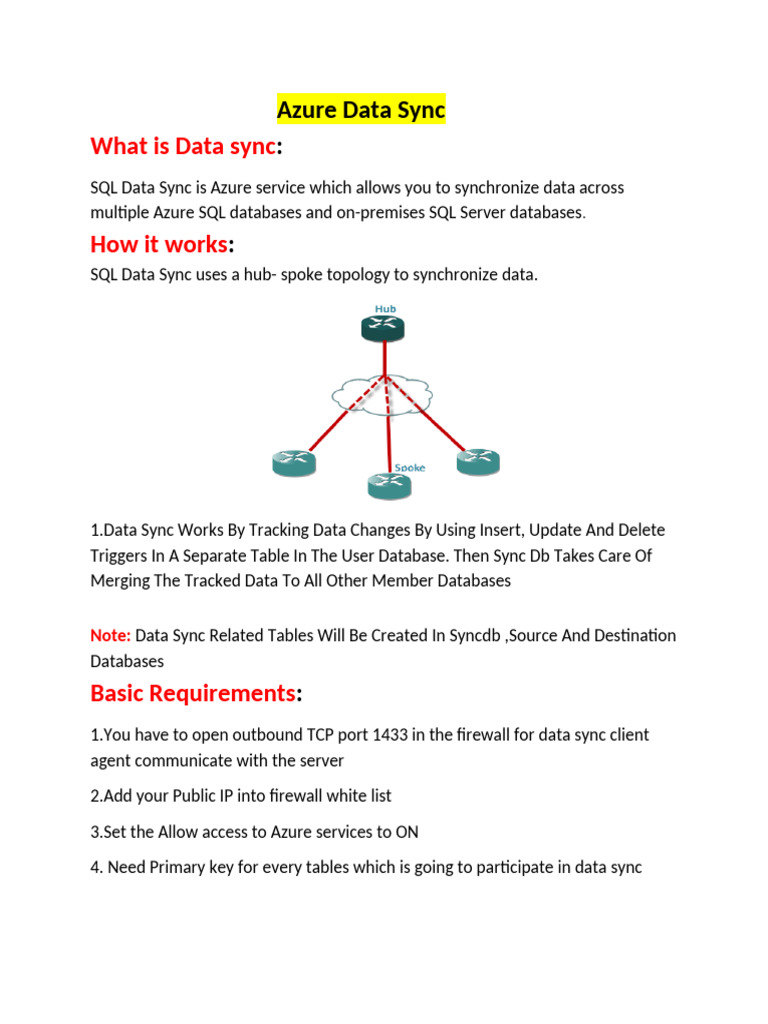 Data Sync Pdf Databases Microsoft Sql Server
