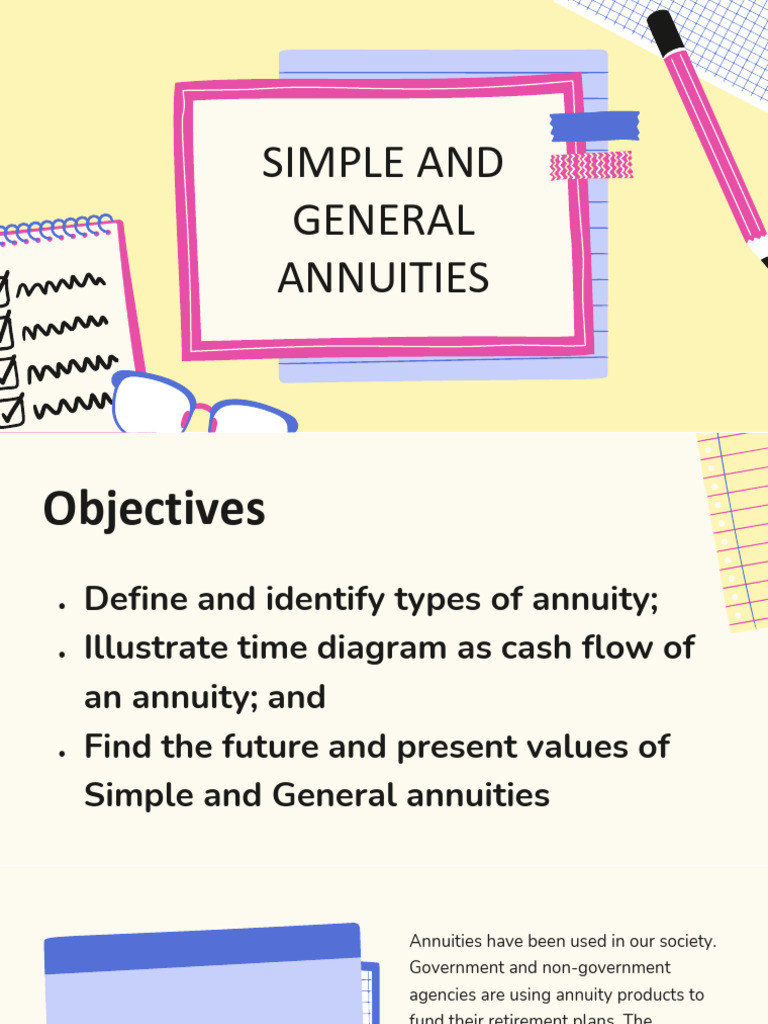 simple-and-general-annuities | PDF | Present Value | Interest
