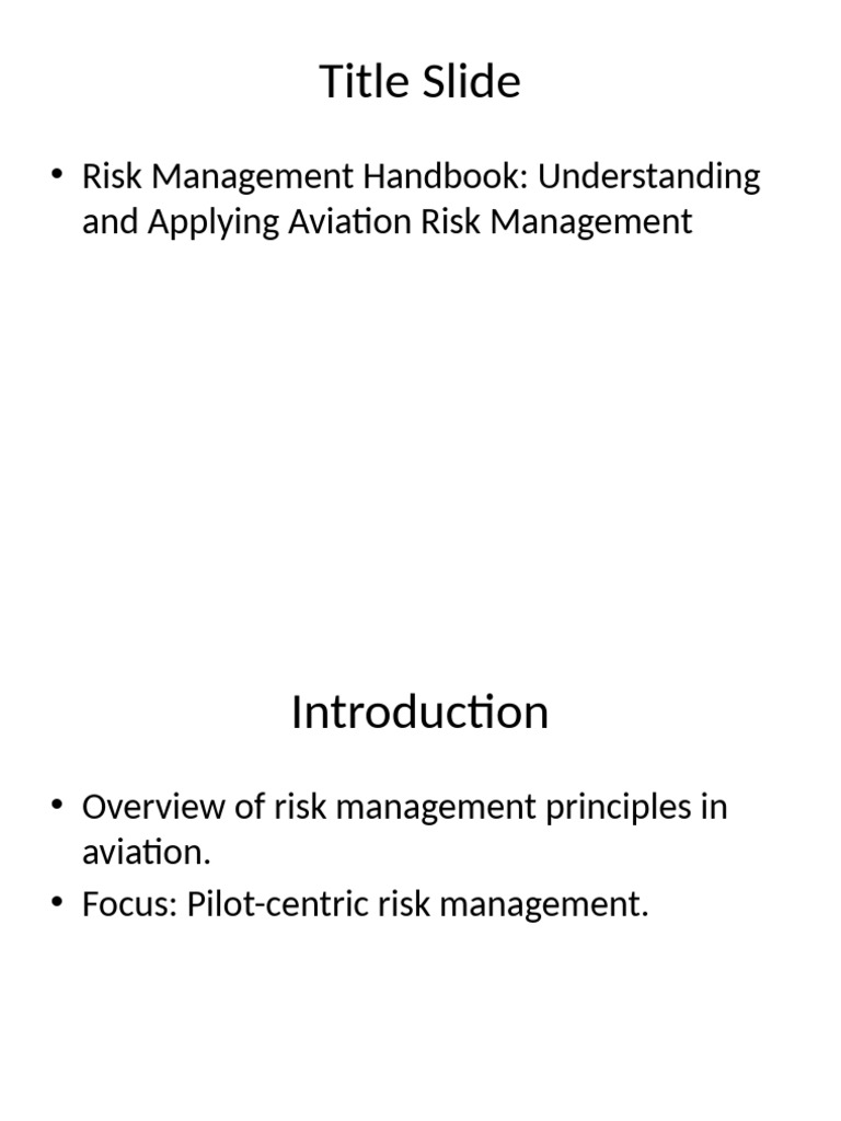 Risk Management Presentation | PDF | Risk | Risk Management