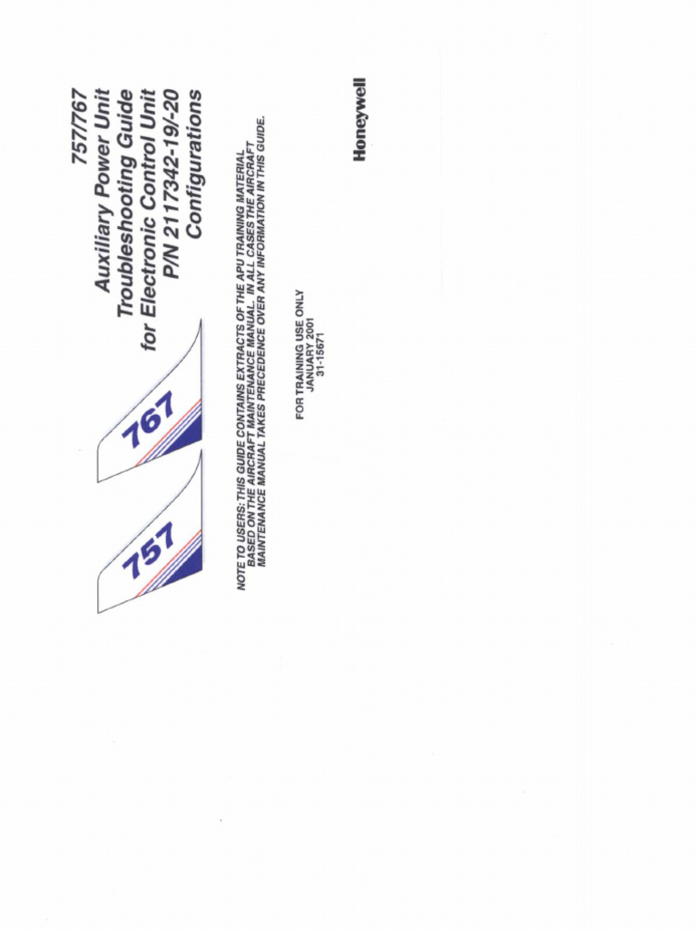 767 Apu Troubleshooting | PDF