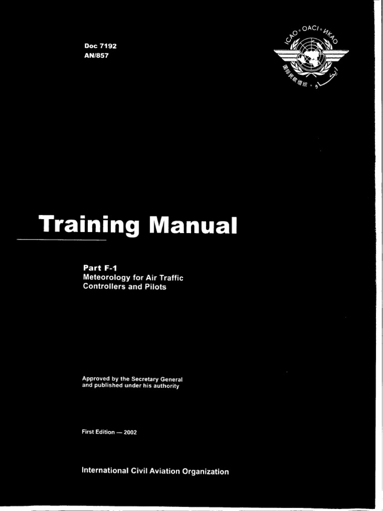 ICAO Meteorology Training Manual 2024 | PDF | Wound | Atmosphere Of Earth