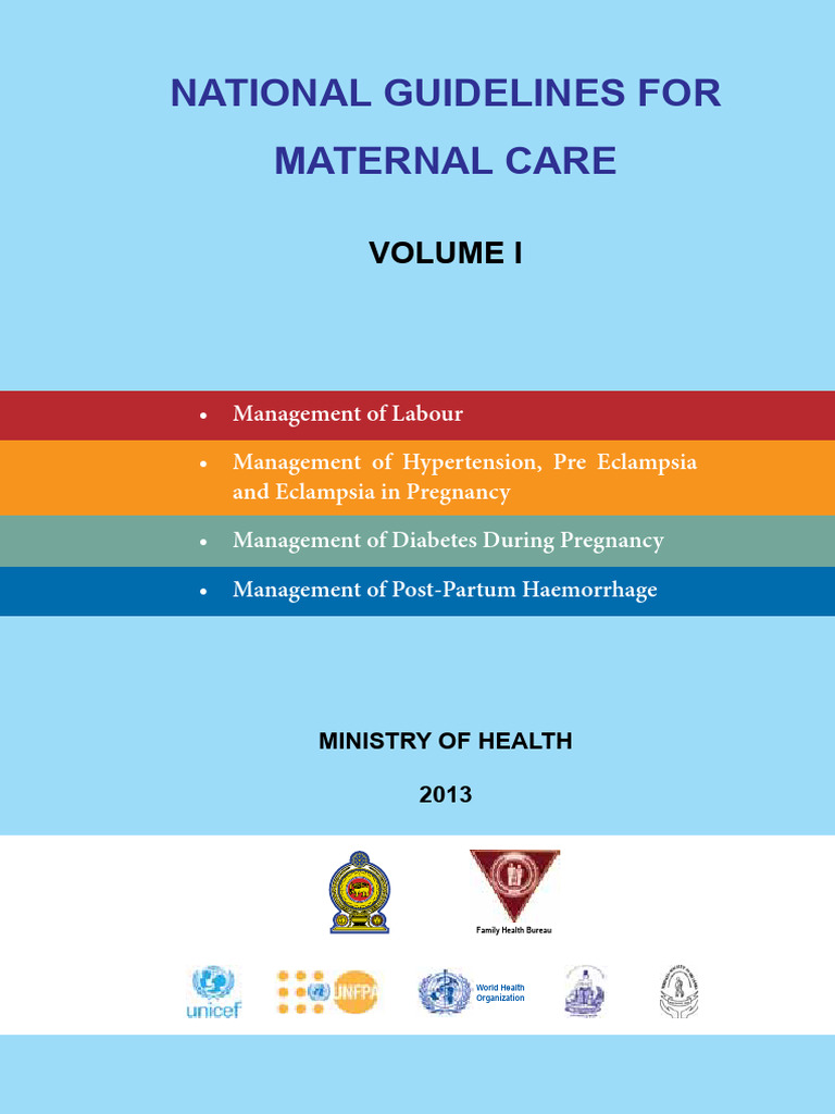 Lka Mn 32 01 Guideline 2013 Eng National Guideline for Maternalcare (1 ...