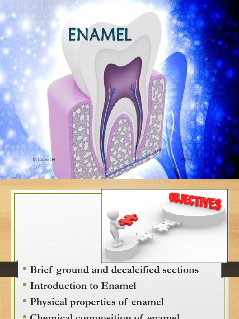Enamel - Intro, Phy Pro, Chem Comp-Handout (1) | PDF | Tooth Enamel | Tooth