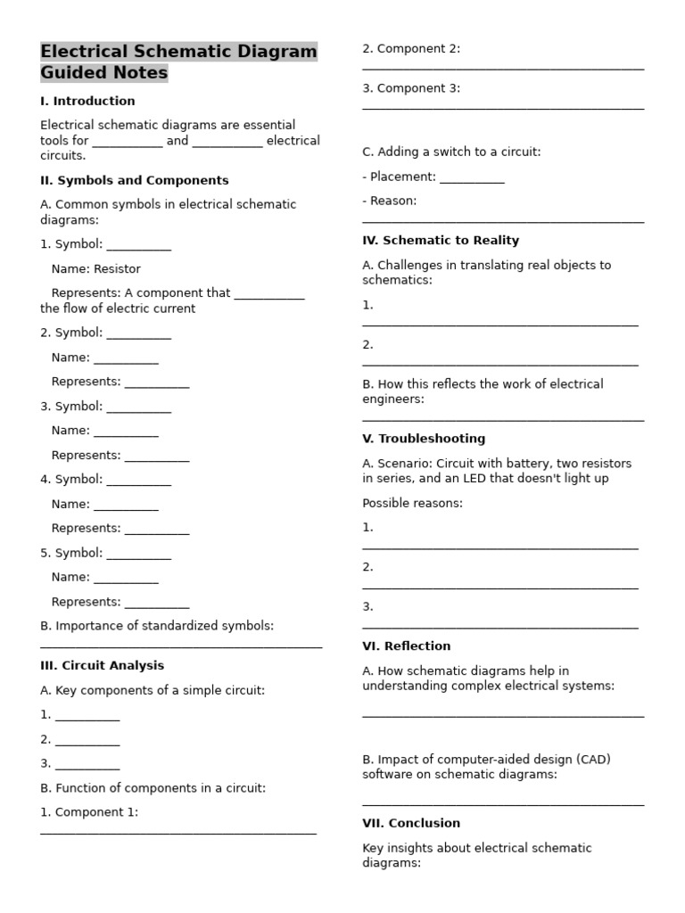 Electrical Schematic Guide Notes | PDF | Computer Engineering ...